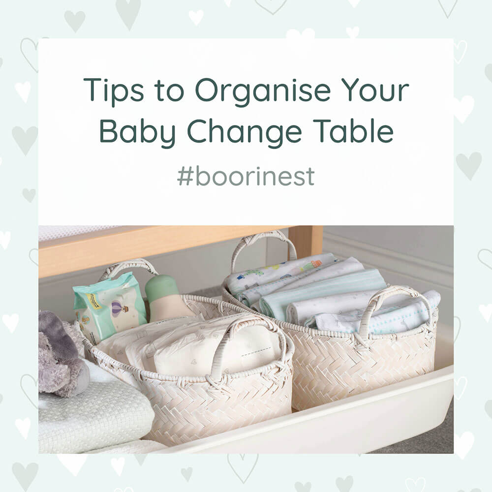 Tips to Organise Your Baby Change Table – Boori UK