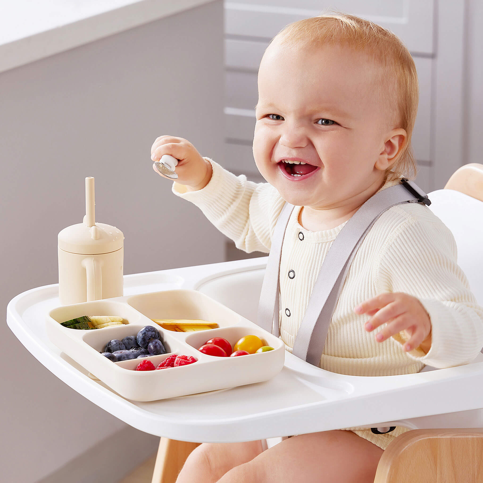 Byron Highchair Backrest & Food Tray Set – Boori UK
