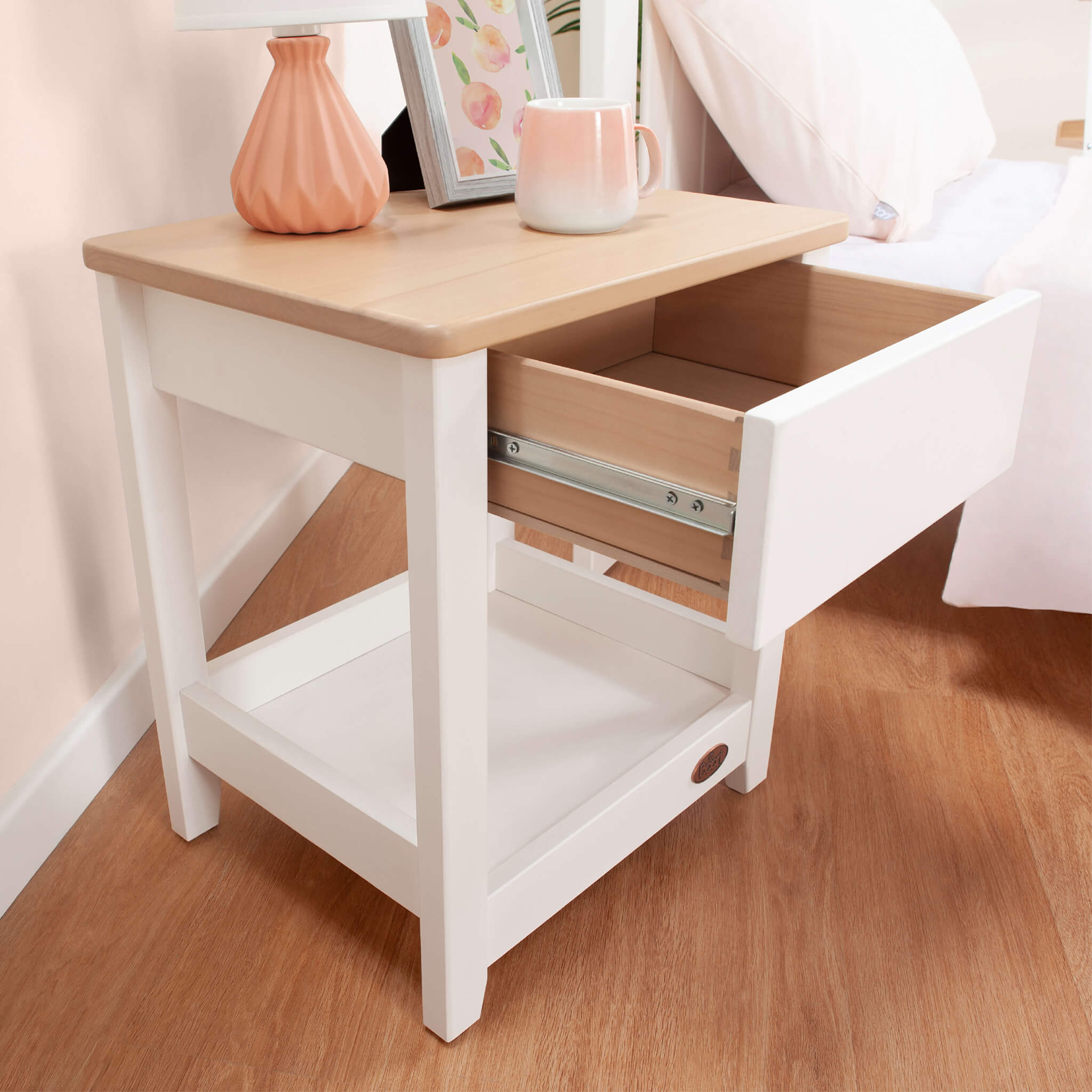 Linear Bedside Table - Colourful Nightstands – Boori UK