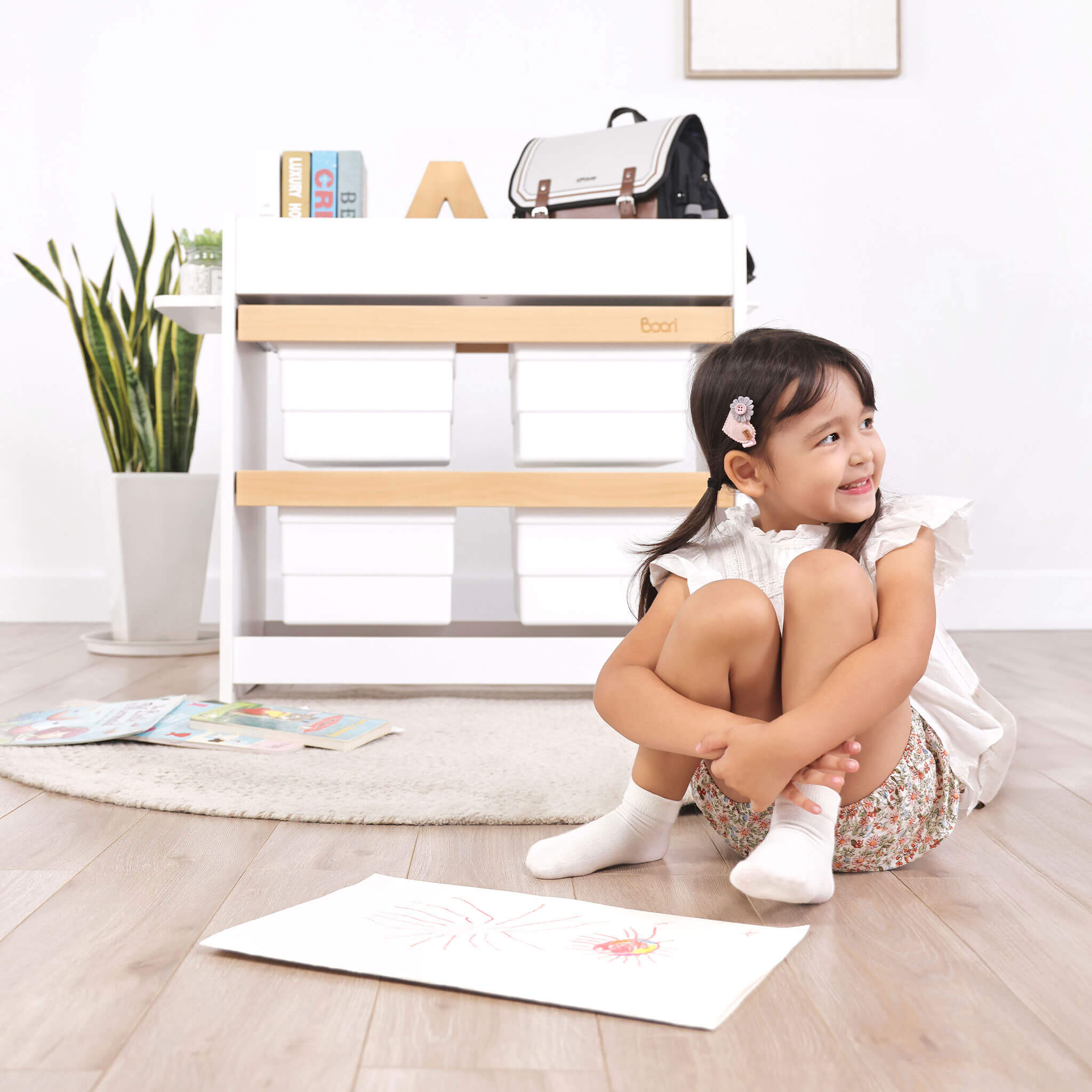 Natty Storage Changer - Baby Changing Table – Boori UK