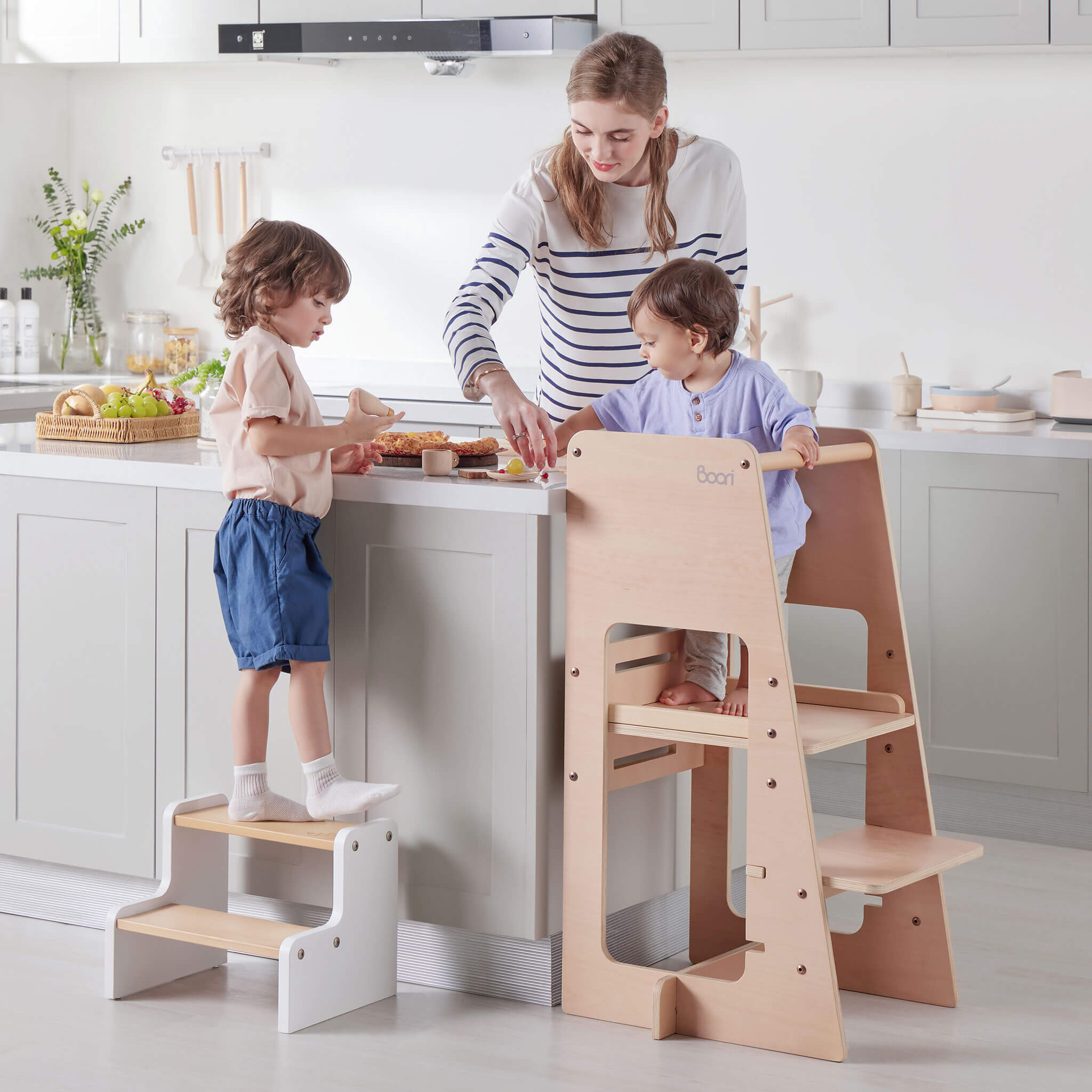 Tidy Learning Tower for Kids – Boori UK