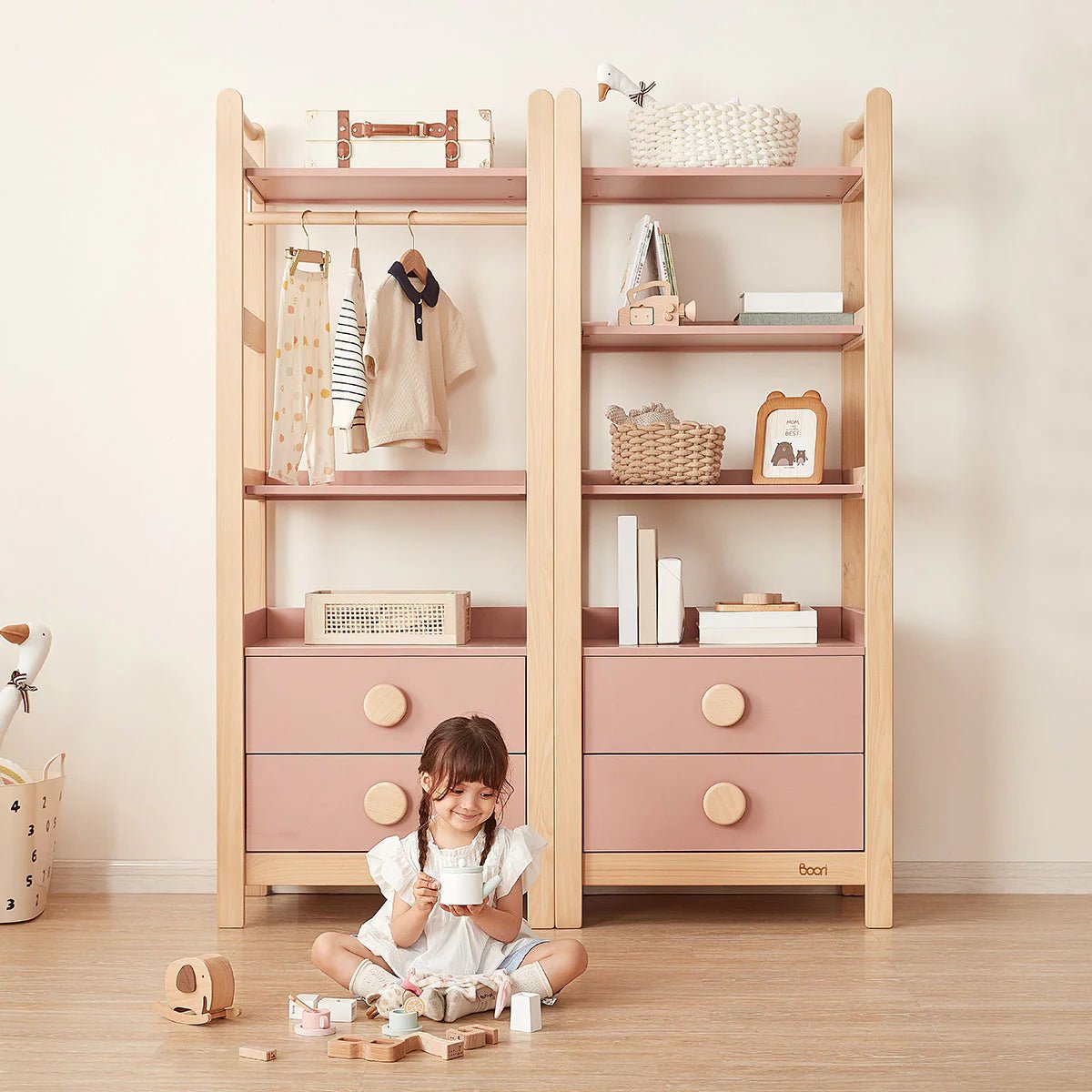 Tidy Storage Bookcase - Kids Storage Unit – Boori UK