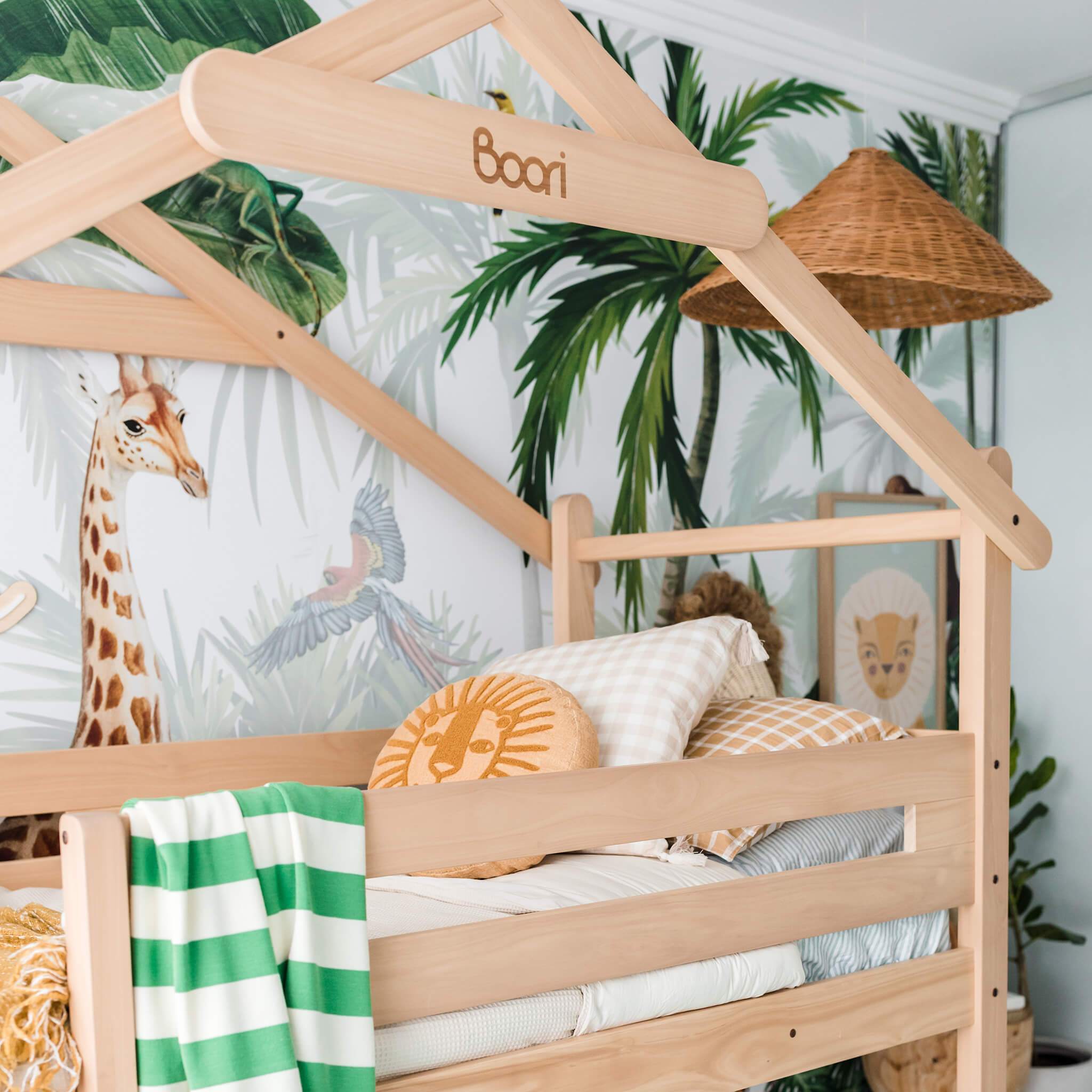 Forest Teepee Loft Bed - Treehouse Bed for Kids – Boori UK