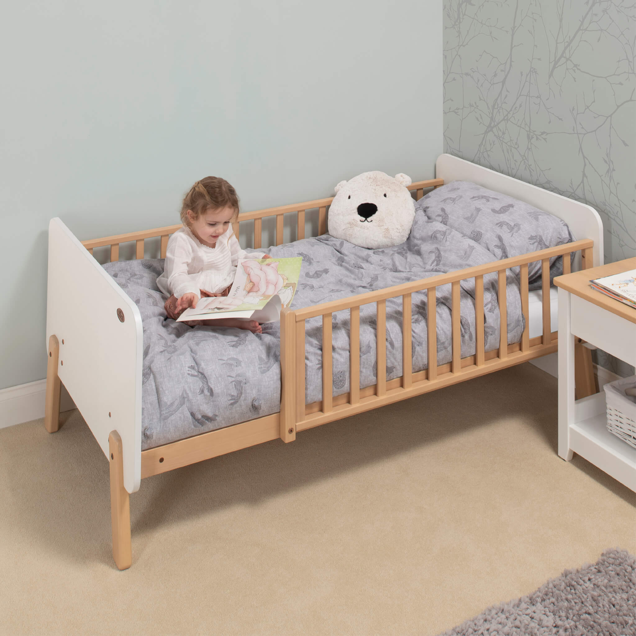 Natty Bedside Bed - Sleep Solution for Toddlers – Boori UK
