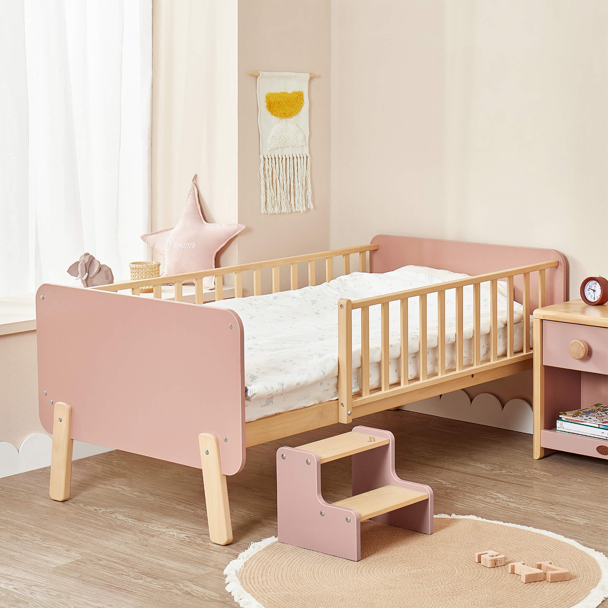 Natty Bedside Bed - Sleep Solution for Toddlers – Boori UK