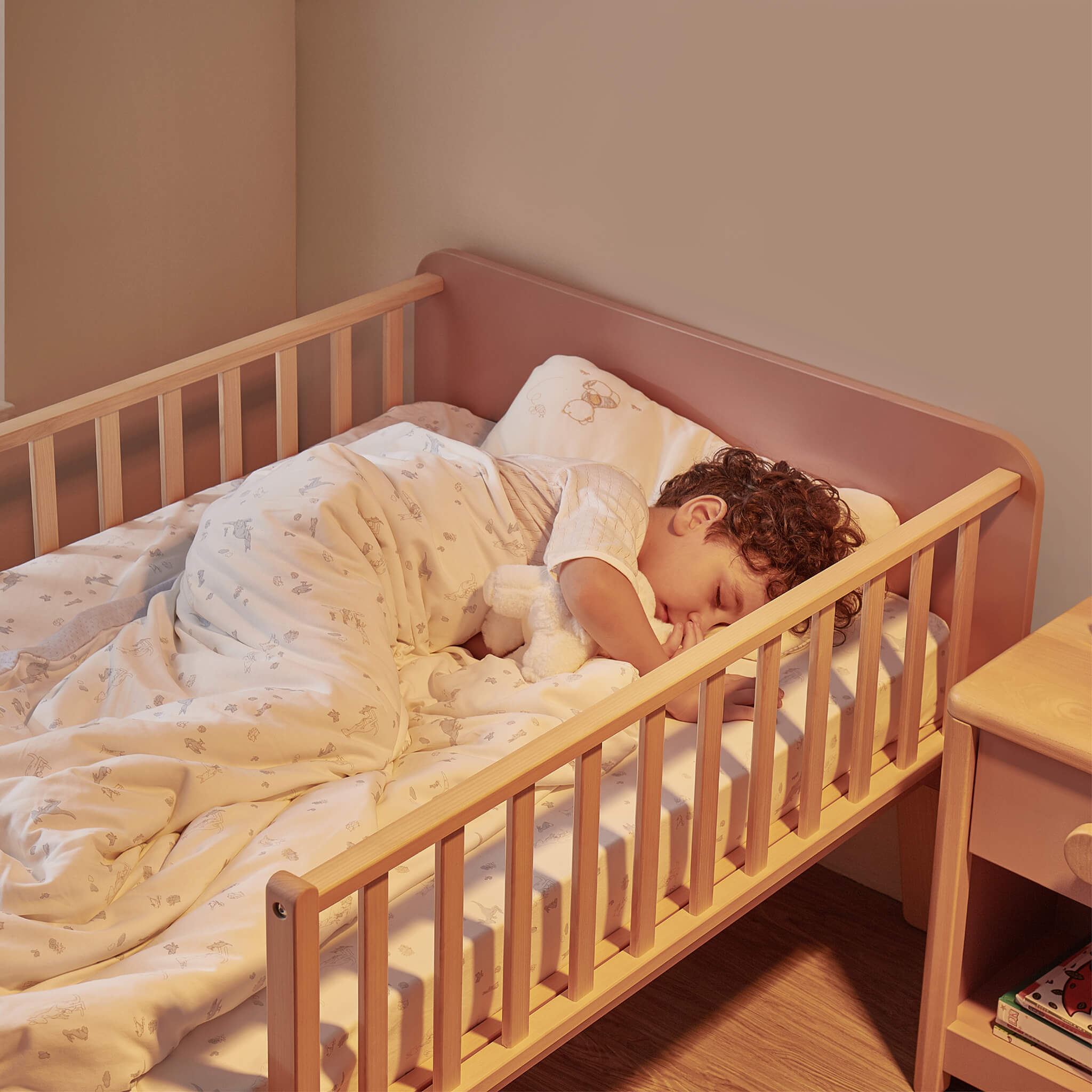 Natty Bedside Bed - Sleep Solution for Toddlers – Boori UK