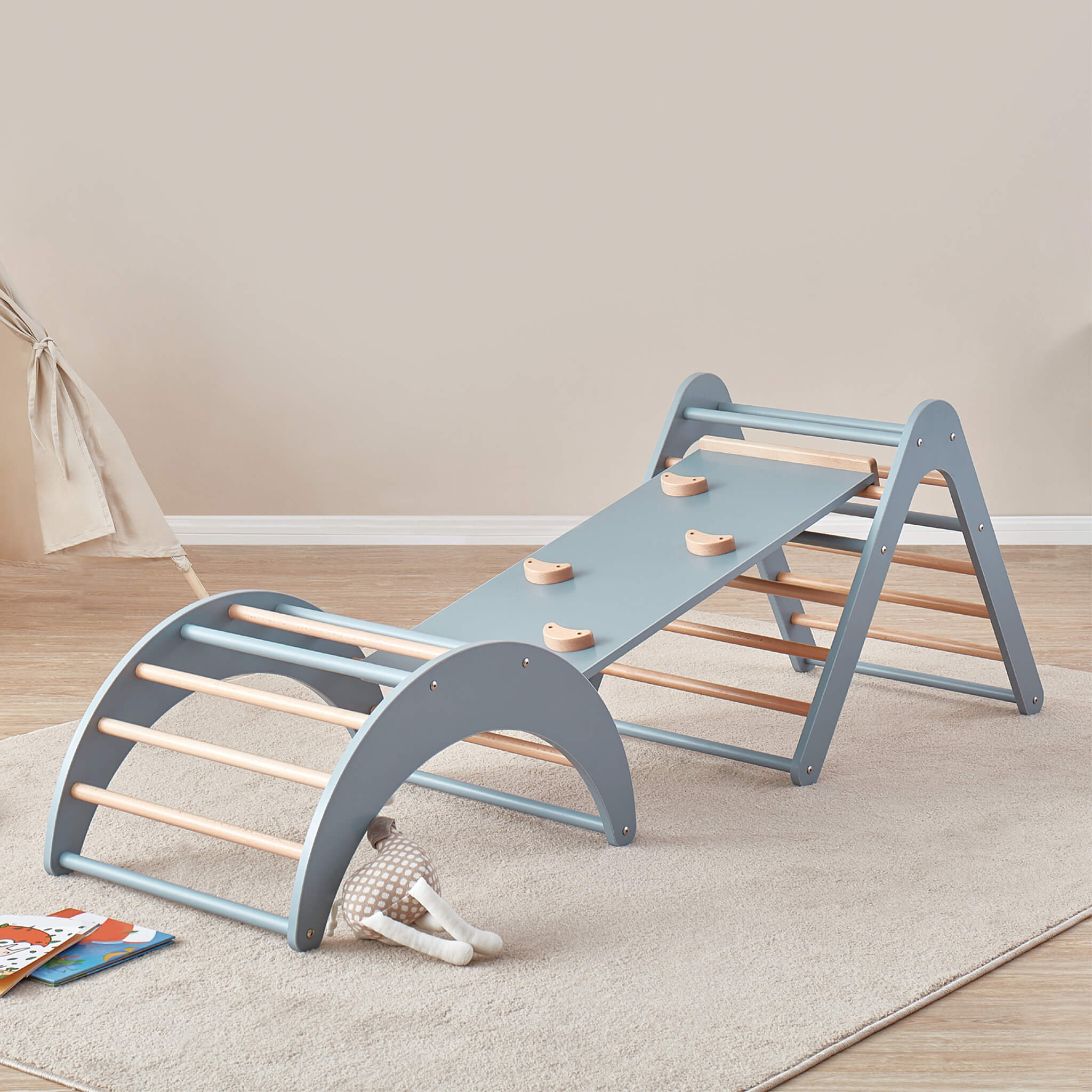 Tidy Climbing Board - Wooden Climbing Ramp – Boori UK