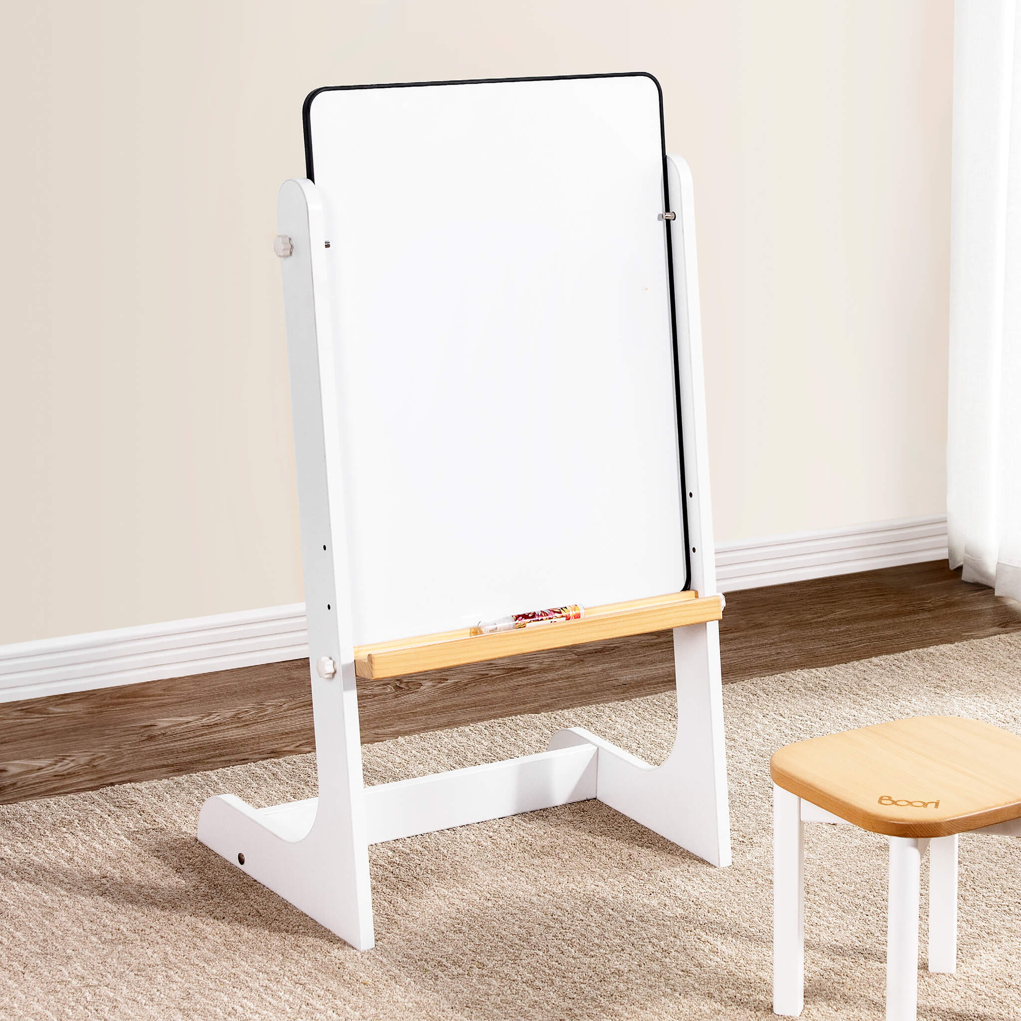Tidy Magnetic Drawing Board for Kids – Boori UK